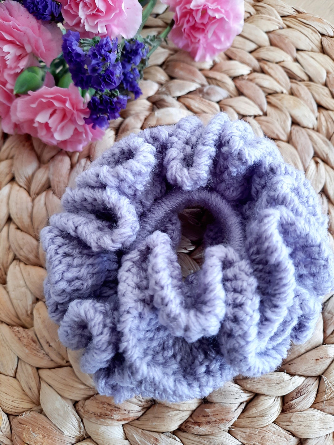 Gigant Crochet Scrunchie | Gigantic Scrunchie | Croched Scrunchie | Big ...