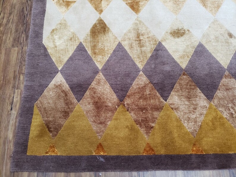 8' 6 X 11' Handmade Chinese Tibetan Nepal Silk & | Etsy