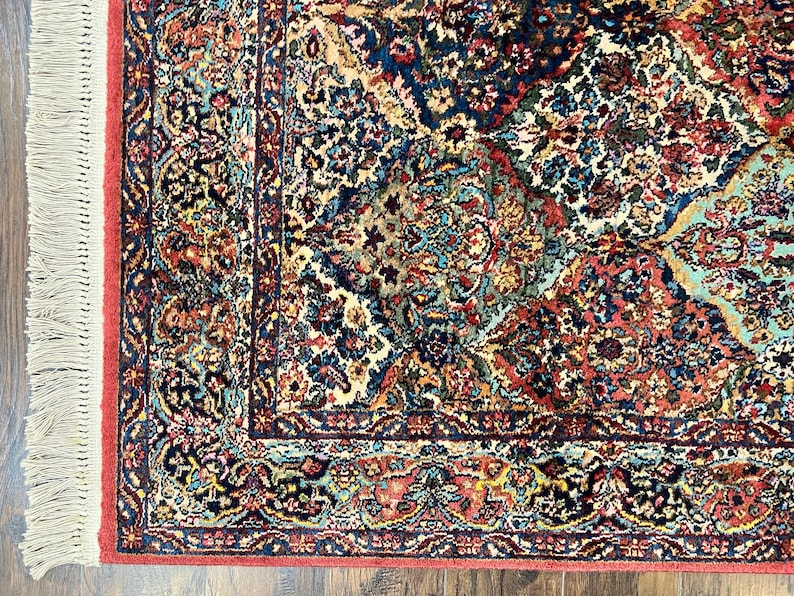 Karastan Multicolor Panel Kirman Rug #717, Wool Karastan Rug 5.9 X 9 ...