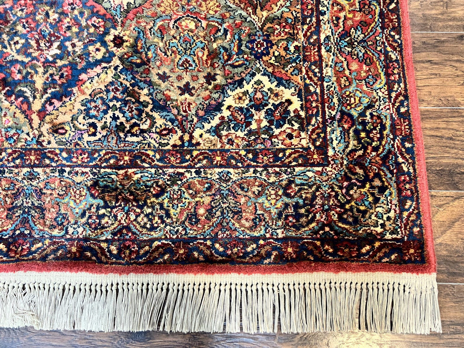 Karastan Multicolor Panel Kirman Rug #717, Wool Karastan Rug 5.9 X 9 ...