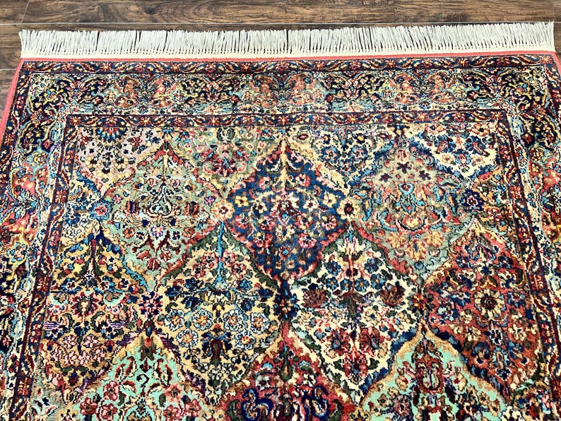 Karastan Multicolor Panel Kirman Rug #717, Wool Karastan Rug 5.9 X 9 ...