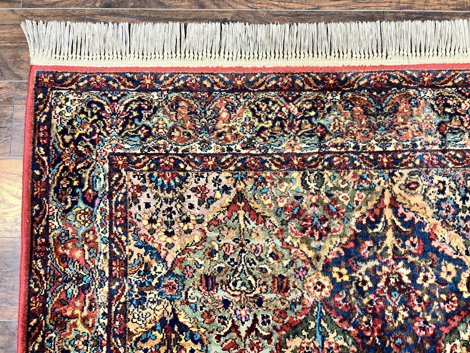 Karastan Multicolor Panel Kirman Rug #717, Wool Karastan Rug 5.9 X 9 ...