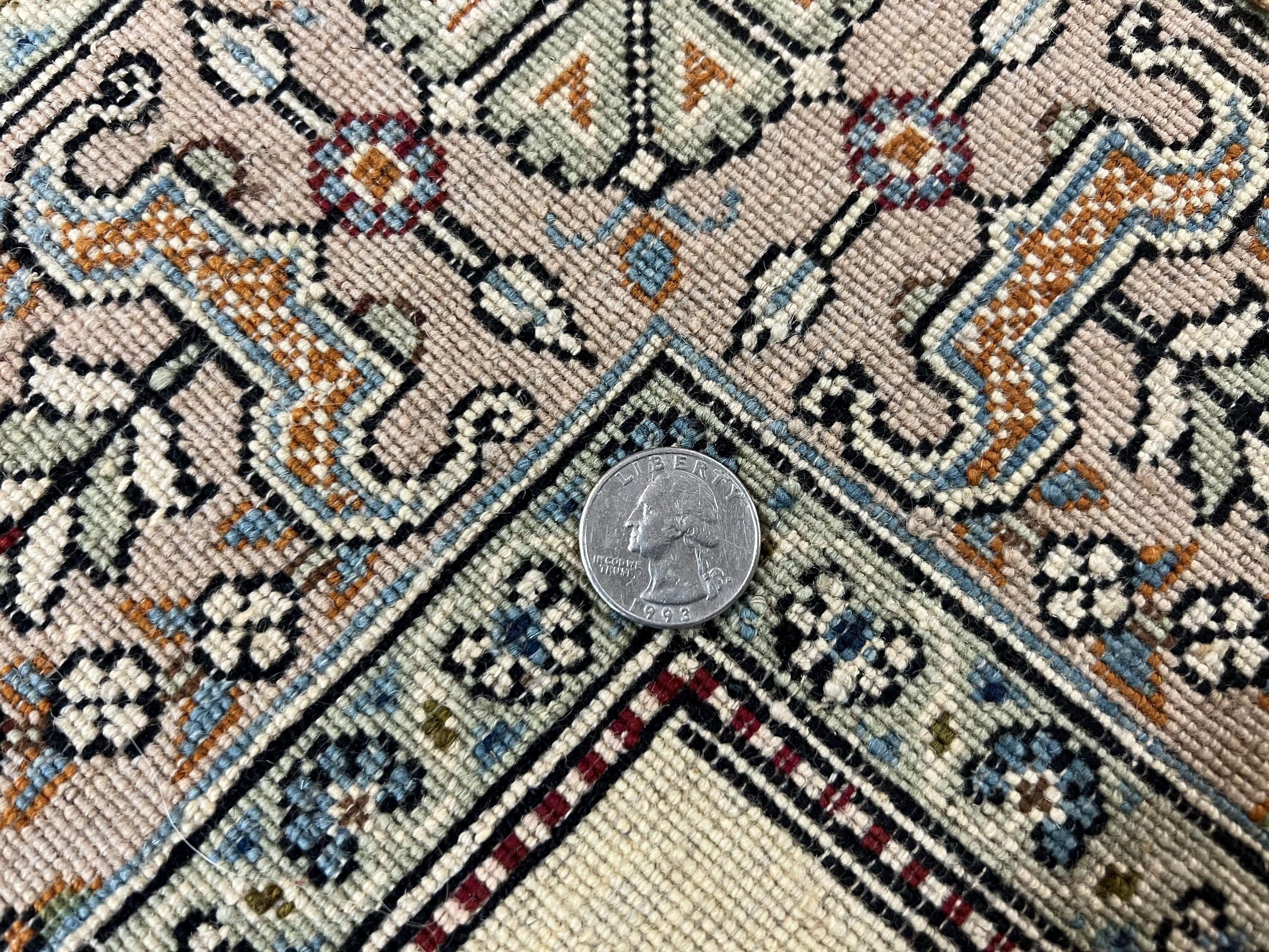 Very Fine Persian Pictorial Rug 5x7, Hand Knotted Handmade Vintage Wool ...