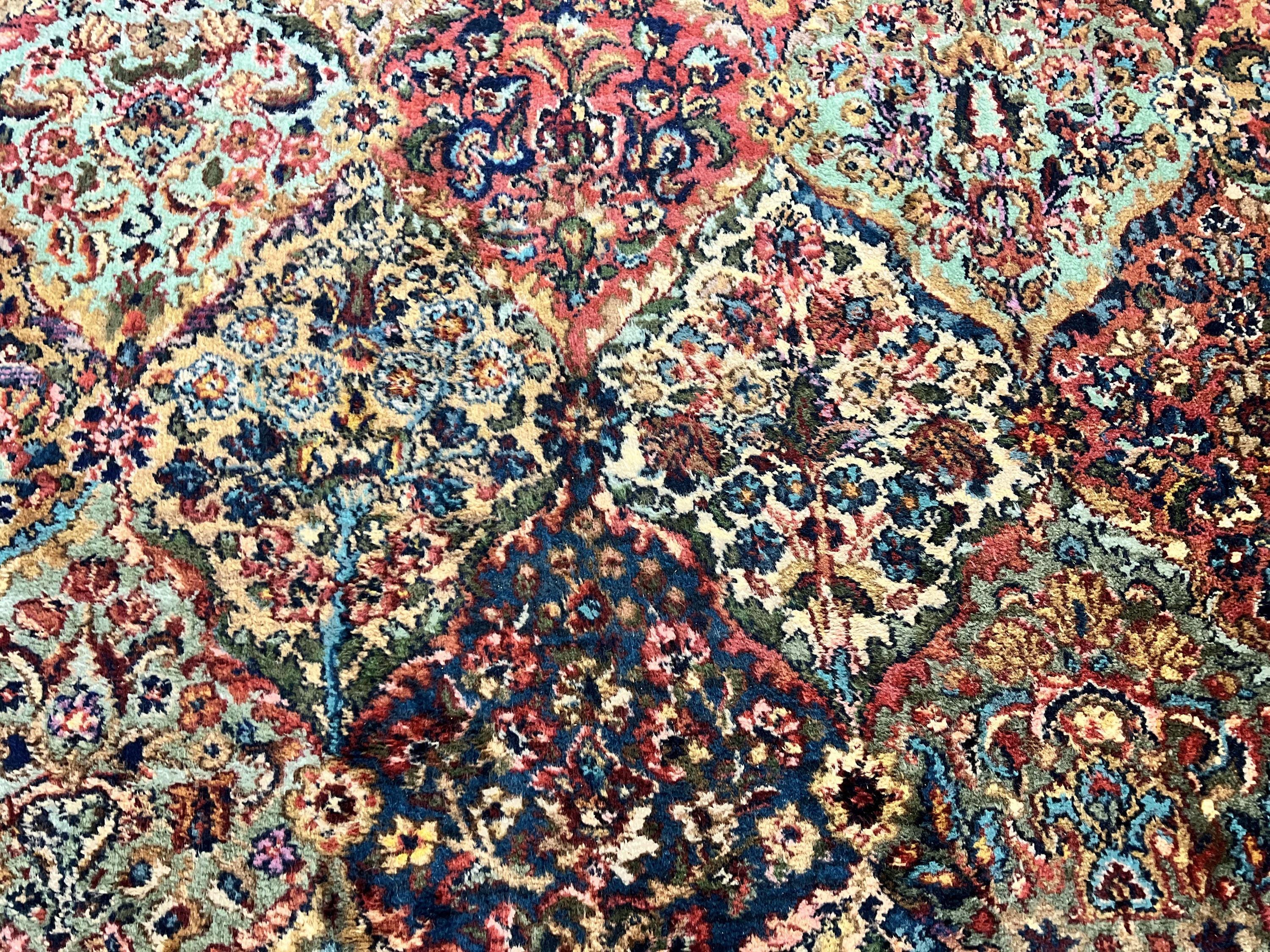 Karastan Multicolor Panel Kirman Rug #717, Wool Karastan Rug 5.9 X 9 ...