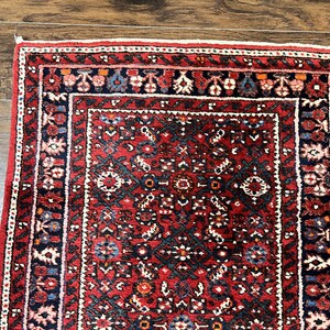 Long Persian Runner Rug 2.9 X 17, Red Handmade Wool Rug for Hallway ...