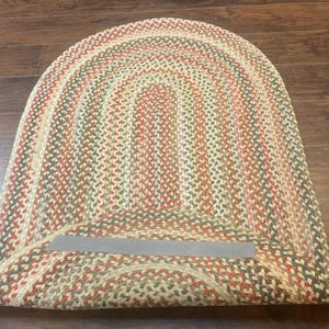 Braided American Oval Rug 3x5, Multicolor, Hand Braided - Etsy