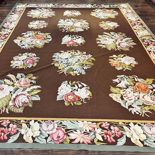 Needlepoint Rug 9x12 - Etsy