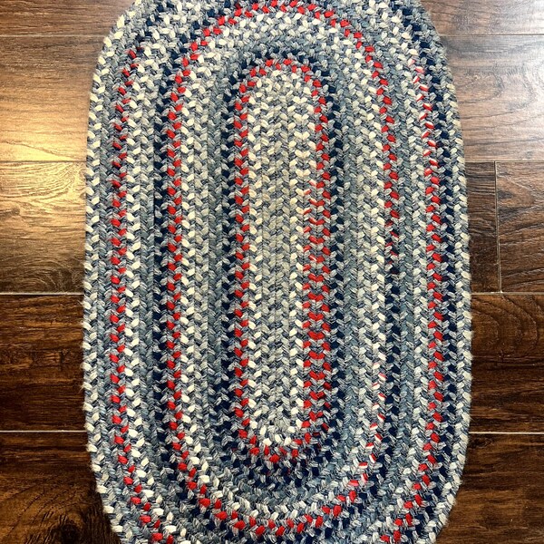 Colorful Braided Rug - Etsy
