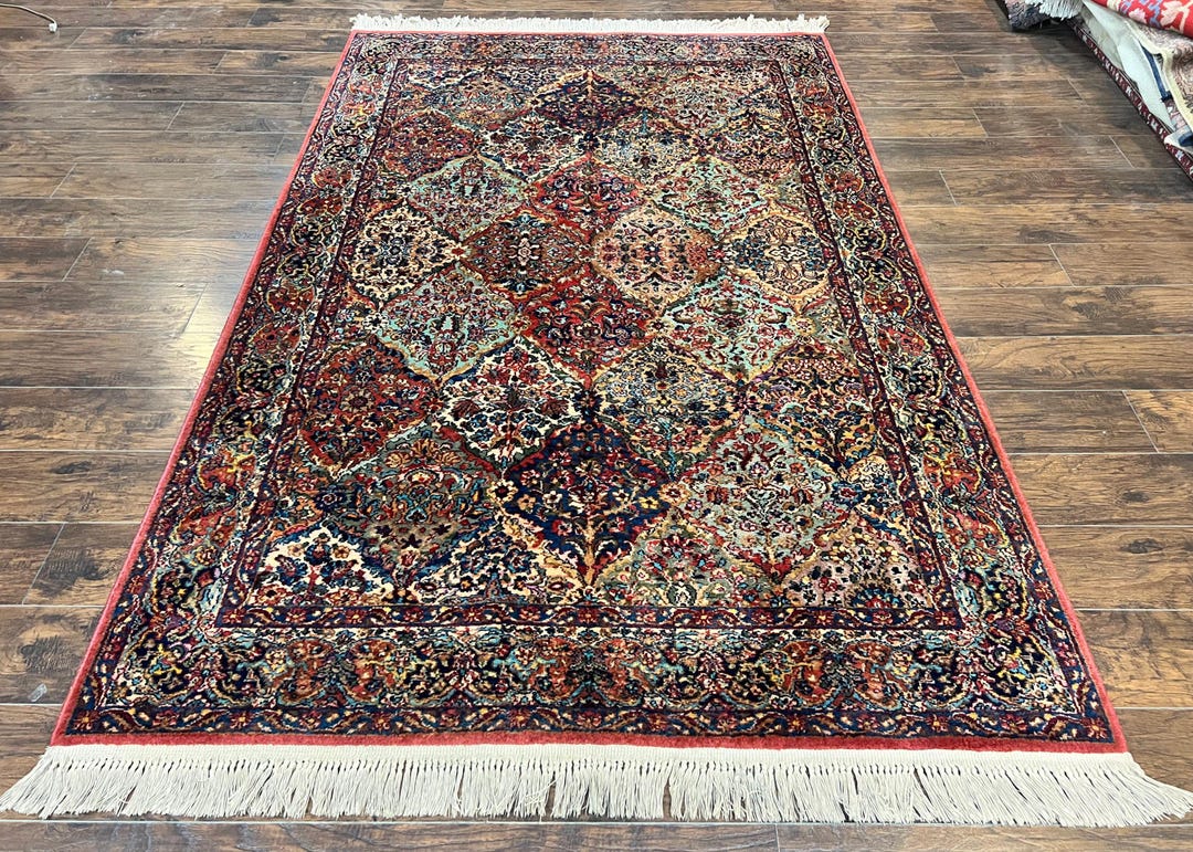 Karastan Multicolor Panel Kirman Rug #717, Wool Karastan Rug 5.9 X 9 ...