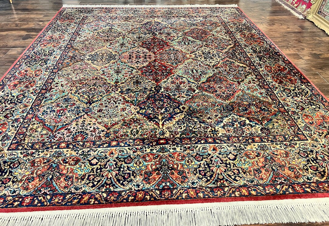 Karastan Multicolor Panel Kirman Rug 717, Wool Karastan Rug 8.8 X 10.6 ...