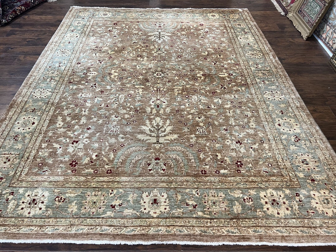 Pakistani Peshawar Rug 8x10, Handmade Pak Persian Oriental Carpet, Wool ...