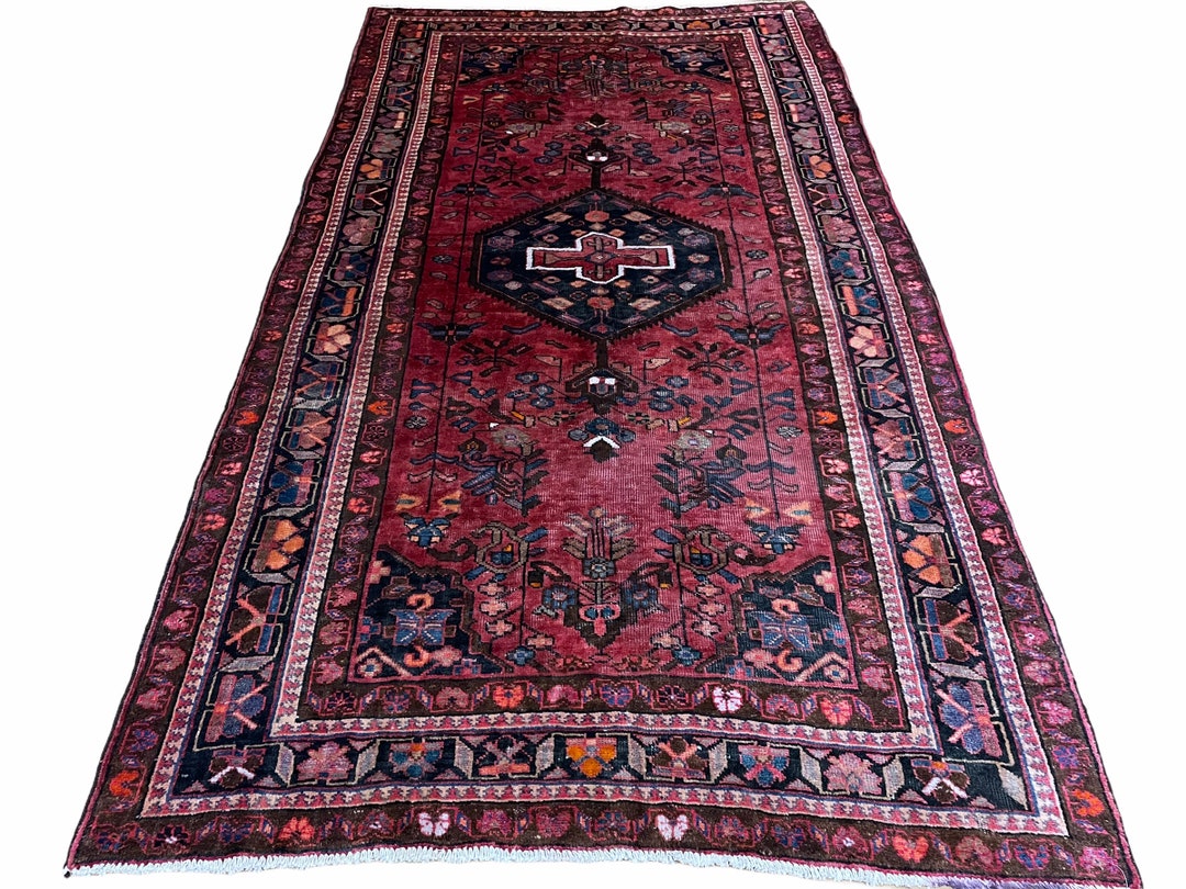 5.5 X 10 Handmade Wool Tribal Gallery Rug Wide Runner Corridor Rug ...