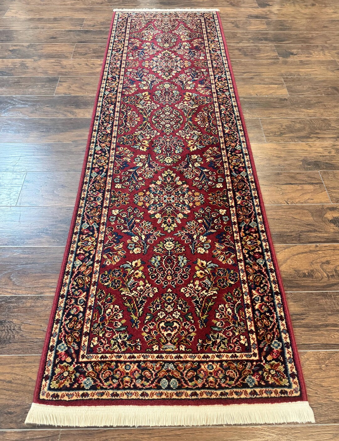 Karastan Runner Rug 2.6 X 8.6, Red Sarouk #785, Original 700 Series ...