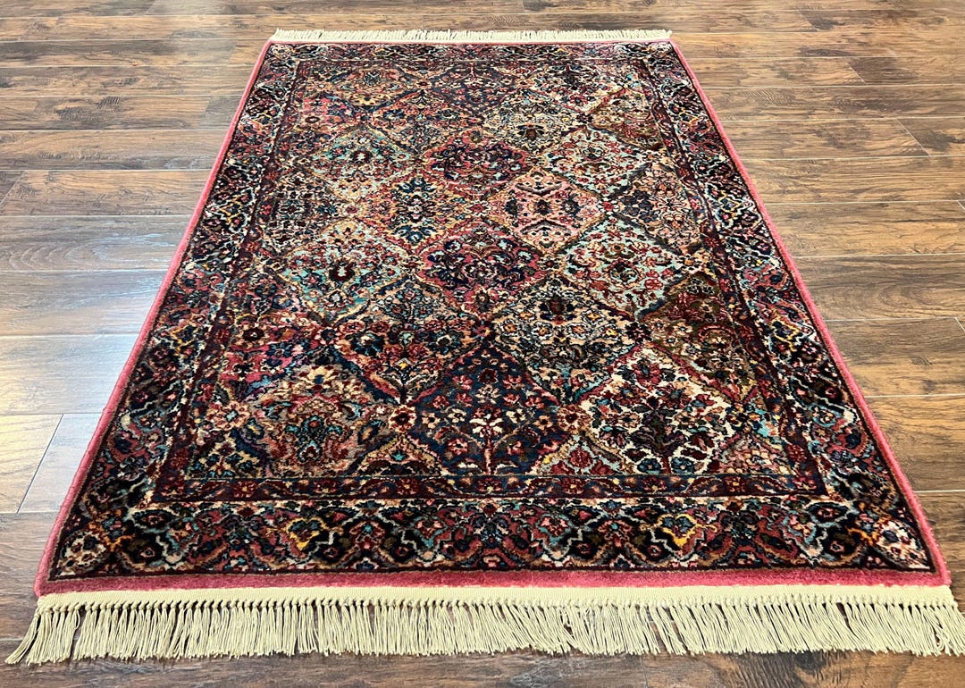 Karastan Rug 4x6 Multicolor Panel Kirman Rug #717, Wool Karastan Carpet ...
