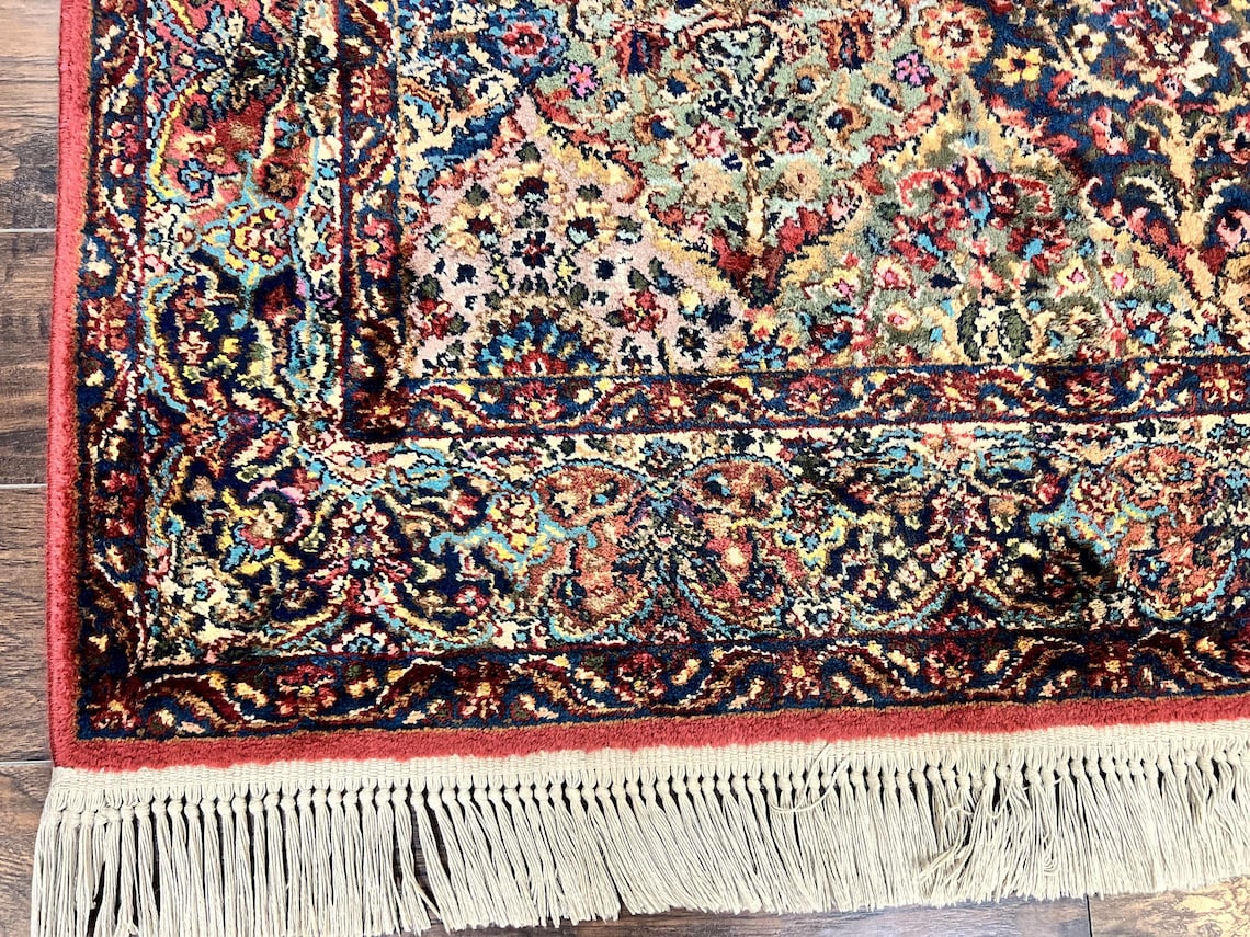 Karastan Multicolor Panel Kirman Rug #717, Wool Karastan Rug 5.9 X 9 ...