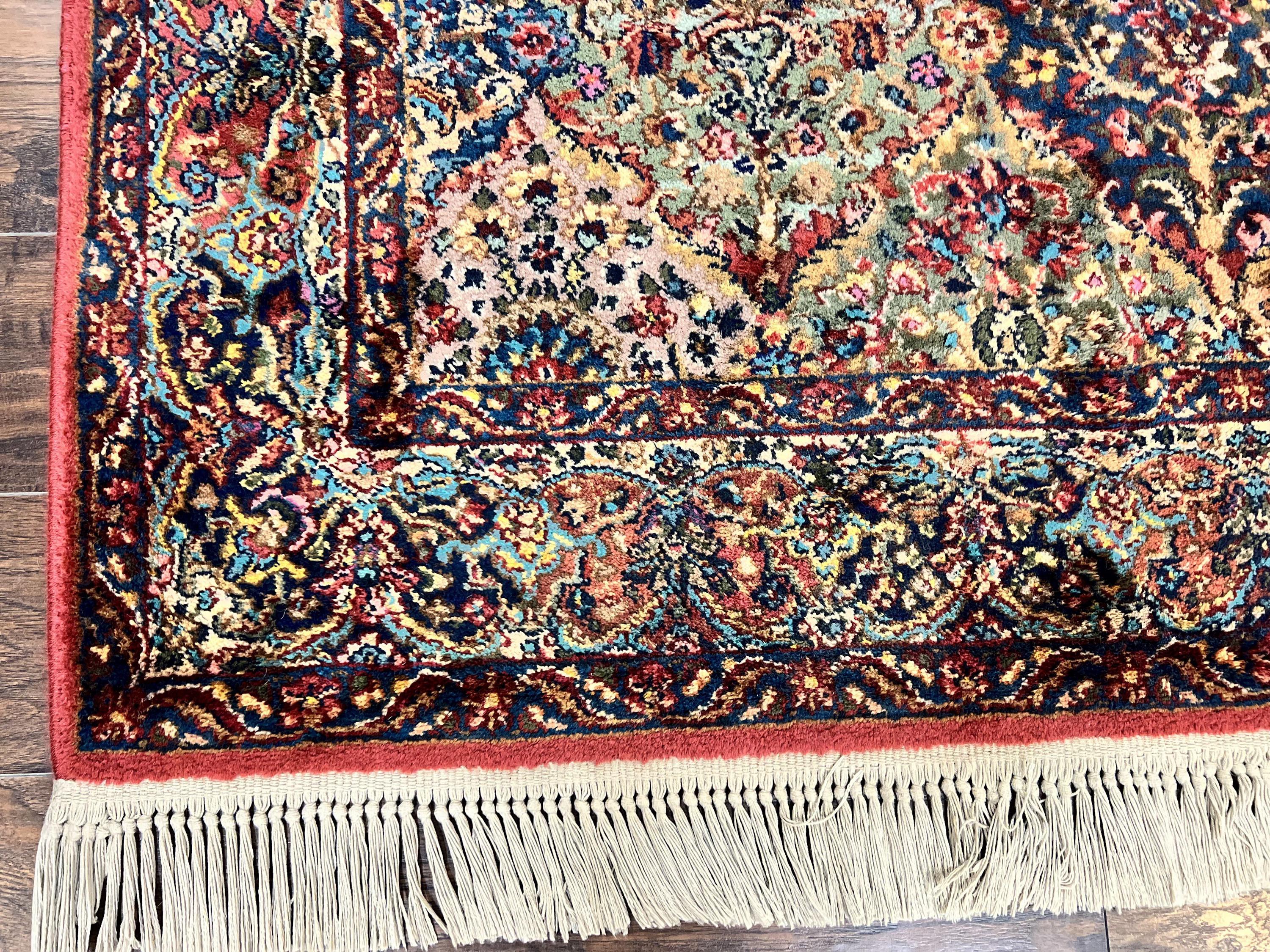 Karastan Multicolor Panel Kirman Rug #717, Wool Karastan Rug 5.9 X 9 ...