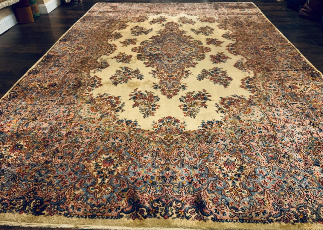 Karastan Kirman Rug #781, Antique Karastan Oriental Carpet 8.8 X 12 ...
