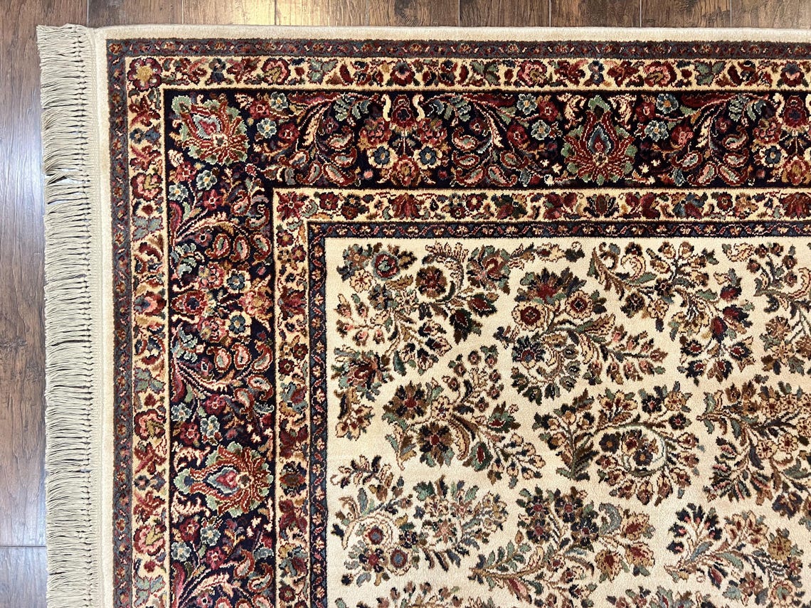 Karastan Rug 8' 8" X 12', Ivory Sarouk #760, Original Karastan Carpet ...