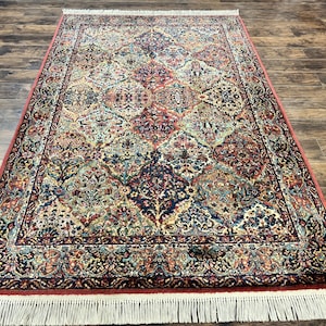 Karastan Multicolor Panel Kirman Rug #717, Wool Karastan Rug 5.9 X 9 ...