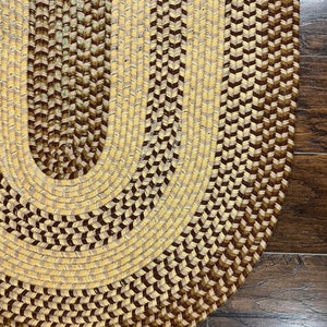 Oval Braided Rug 3x5 Multicolor Oval Rug Wool Braided Rug - Etsy