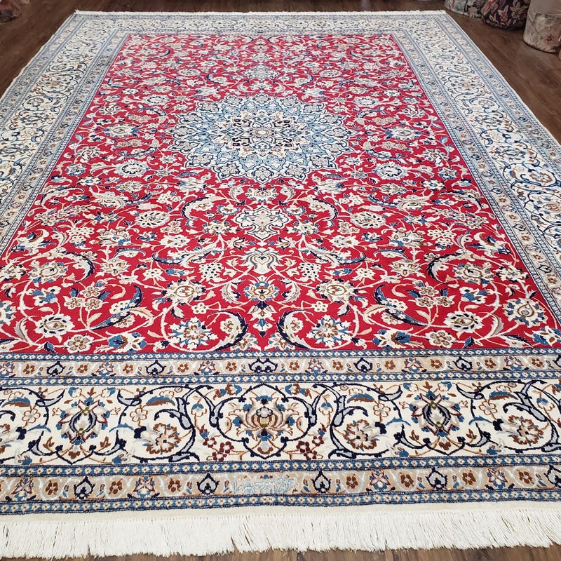 Red Persian Rug - Etsy