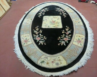 Chinese Oval Rug - Etsy