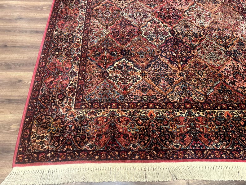Karastan Multicolor Panel Kirman Rug #717, Wool Karastan Carpet 8.8 X ...