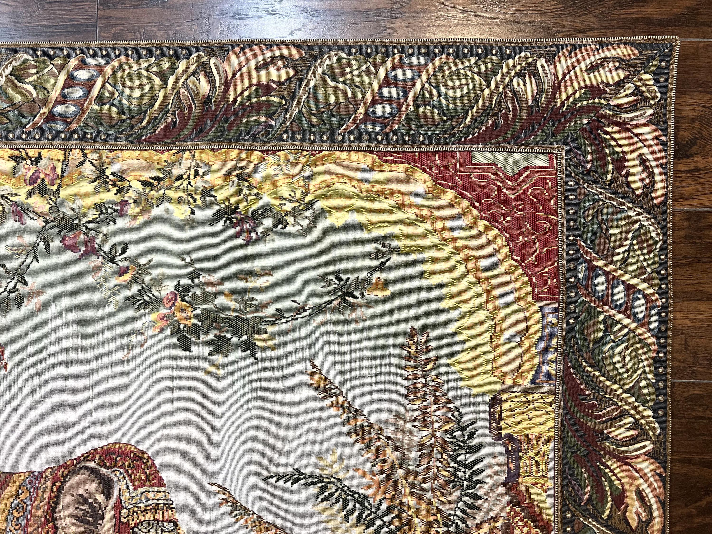 Vintage Tapestry 4 X 5.6, Adorned Elephant Pictorial - Etsy