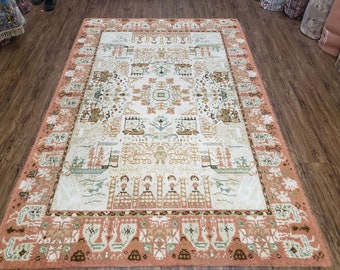 Folk Art Area Rug - Etsy