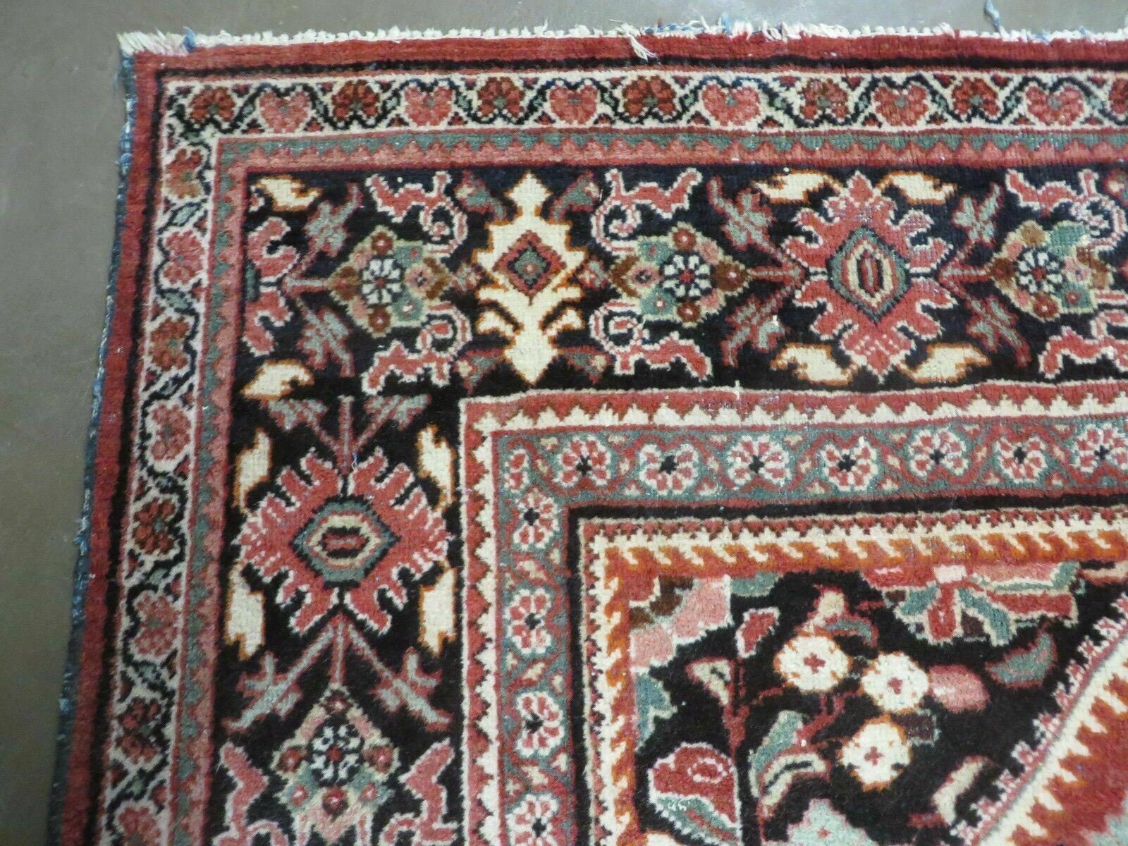 Antique Persian Rug 9x12 Persian Mahal Area Rug 9 X 12 Hand - Etsy
