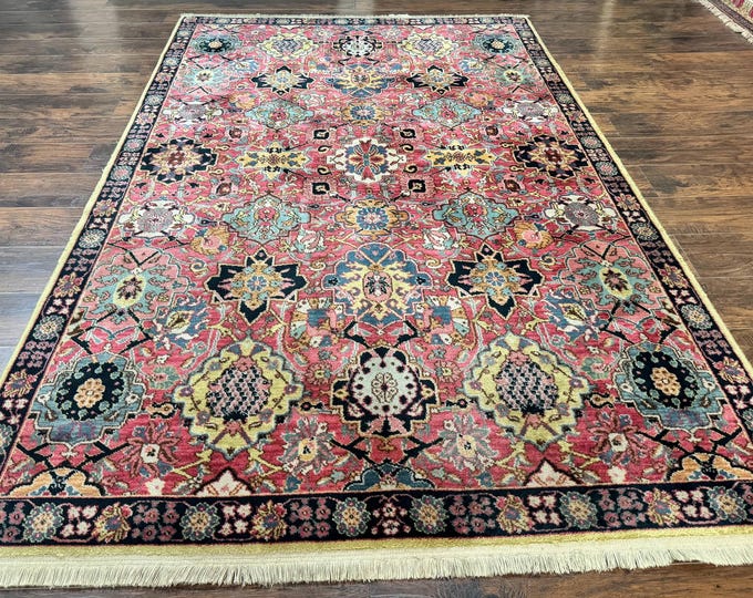 Karastan Rug 5.8 X 9 Williamsburg Kirman Vase #557, Vintage ...