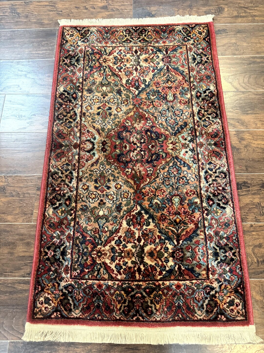 Karastan Rug 2.6 X 4 Multicolor Panel Kirman 717, Original Karastan ...