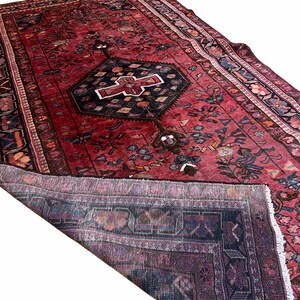 5.5 X 10 Handmade Wool Tribal Gallery Rug Wide Runner Corridor Rug ...