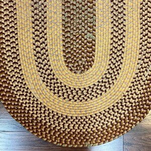 Oval Braided Rug 3x5 Multicolor Oval Rug Wool Braided Rug - Etsy