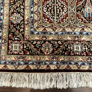 Sino Persian Rug 8x10, Panel Design, Brown, Multicolor, Wool, Cedar ...