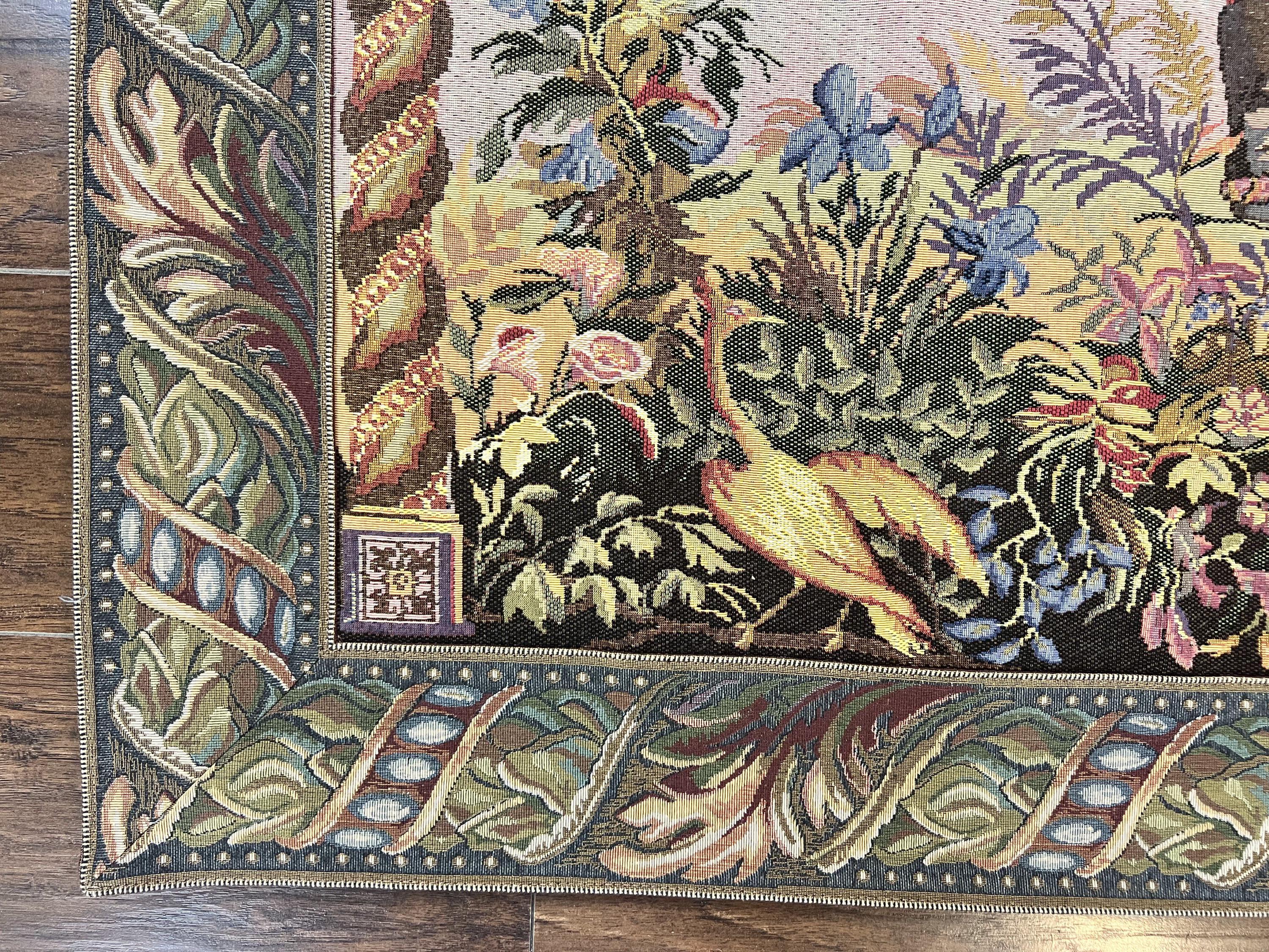 Vintage Tapestry 4 X 5.6, Adorned Elephant Pictorial - Etsy