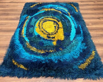 1960s Shag Area Rug - Etsy