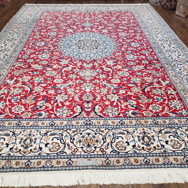 Red Persian Rug - Etsy