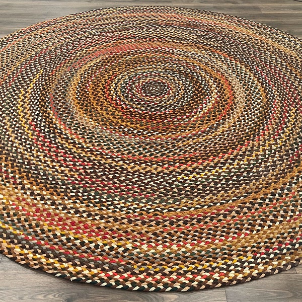 Large Round Rug - Etsy