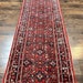 Long Persian Runner Rug 2.9 X 17, Red Handmade Wool Rug for Hallway ...