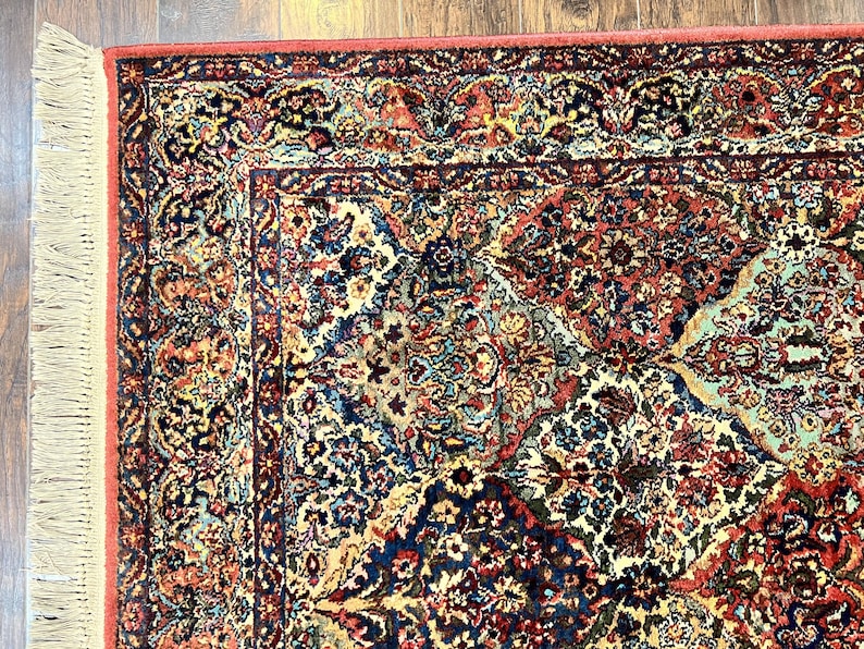 Karastan Multicolor Panel Kirman Rug #717, Wool Karastan Rug 5.9 X 9 ...
