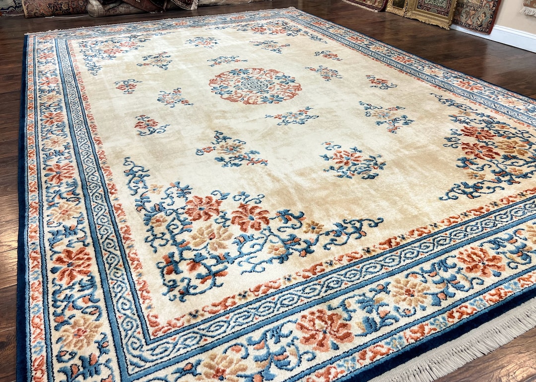 Karastan Rug 10x14 Chinese 718, Vintage Original 700 Series Wool Pile ...