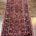 Long Persian Runner Rug 2.9 X 17, Red Handmade Wool Rug for Hallway ...