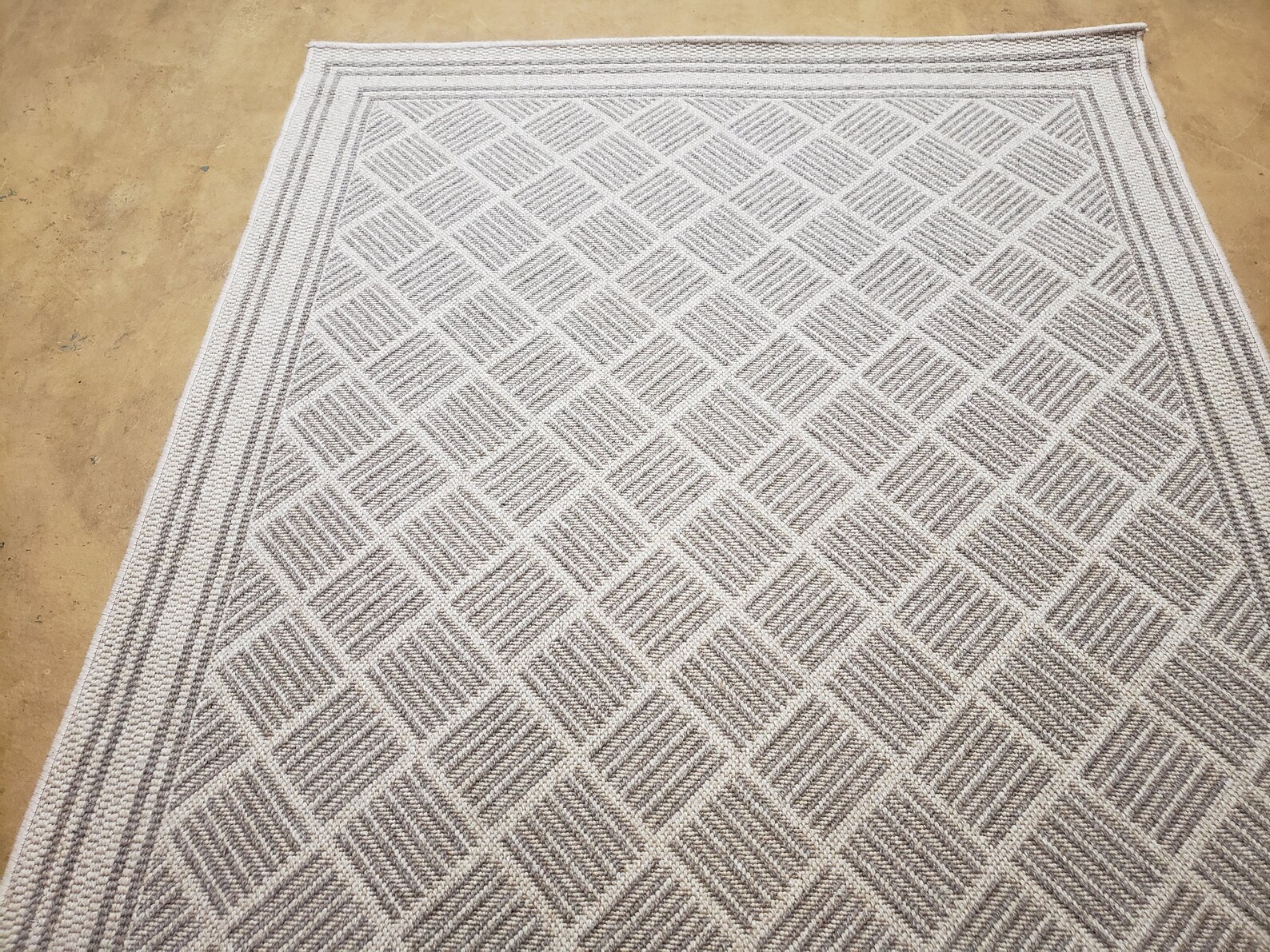 4x6 Karastan Sisal Rug Beige & Green Entryway Rug Foyer - Etsy