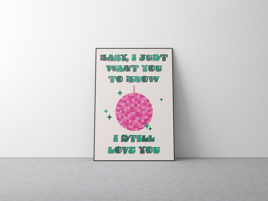 Tom Misch Inspired Print | Disco Yes | Music Poster | Lyric Poster | A4 ...