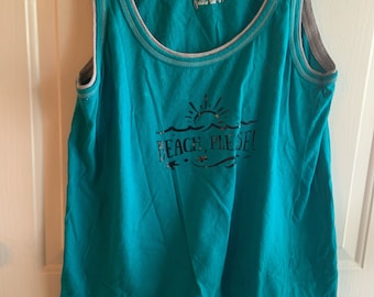 Vintage baddest Fish on the Beach Tank Top 3T - Etsy