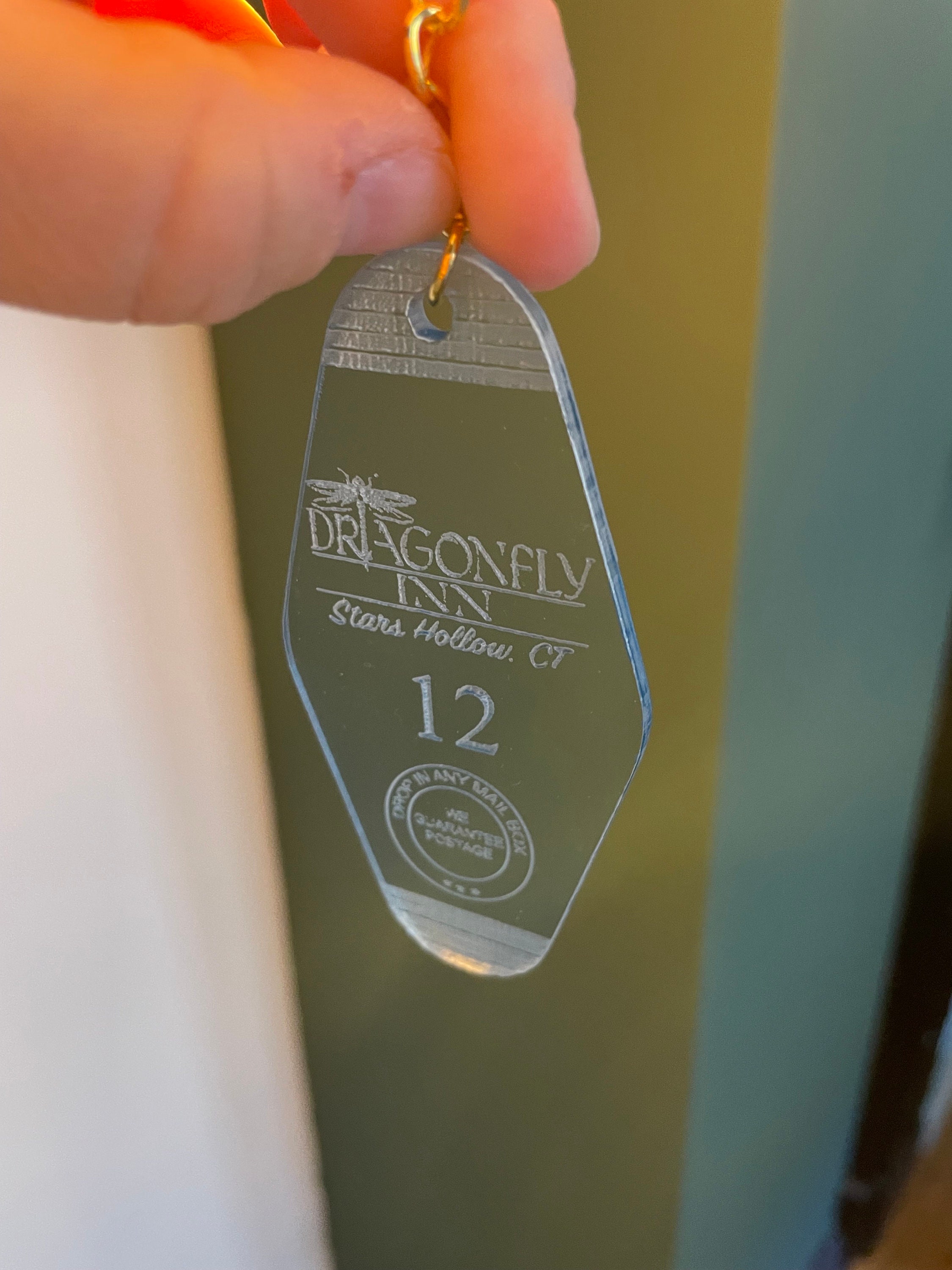 Dragon Fly Inn Lukes Diner Gilmore Girls Retro Style Motel Keyring ...