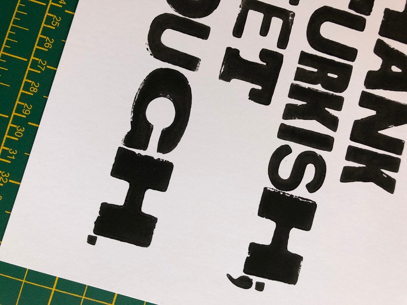 Snatch Movie Quote Print Letterpress - Etsy UK