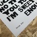 Snatch Movie Quote Print Letterpress - Etsy UK