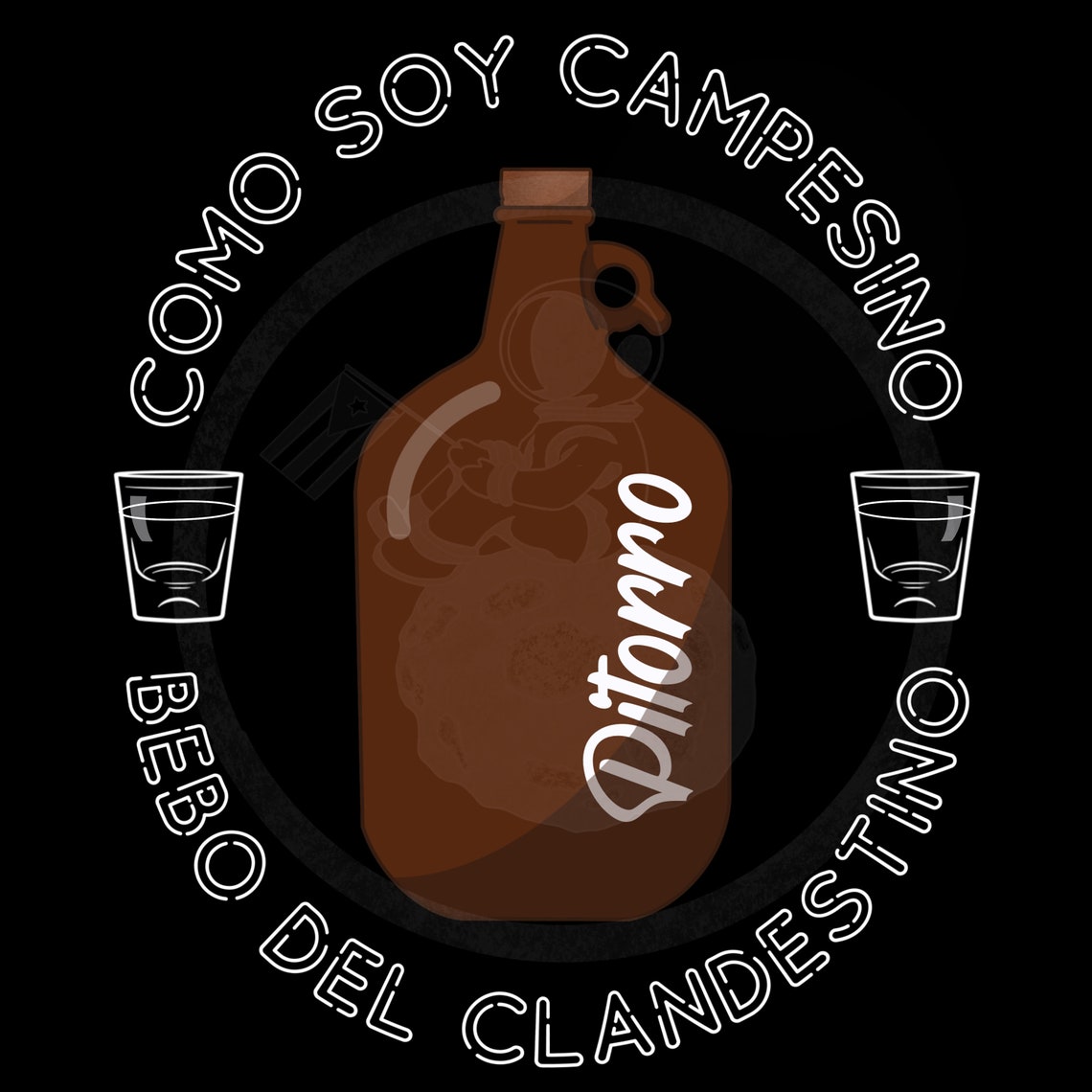 Pitorro Design .png Digital Art Work Downloadable File Tradicion De ...